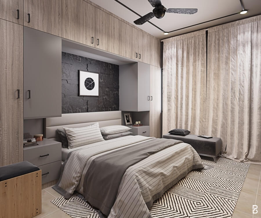 Curtains are an obvious element in your bedroom to seek privacy while ...