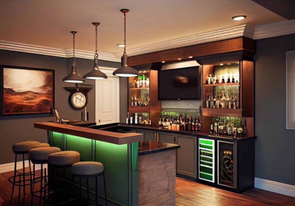 Mocktail Bar Counter Designs| Home Decor| Bonito Designs