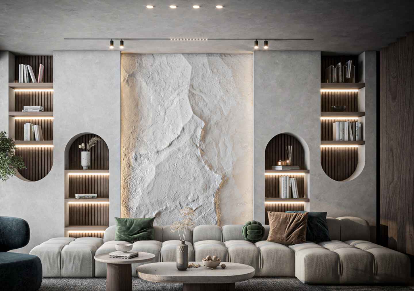 Stunning Living Room Interior Wall Design| Bonito Designs